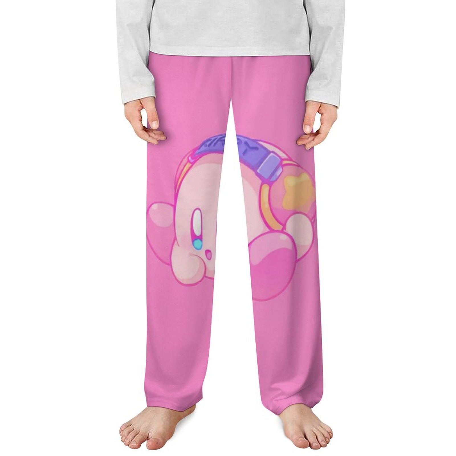 Kirby Pajama Pants for Gils Boys Kids Cute Sleep Bottoms Kirby Merch ...