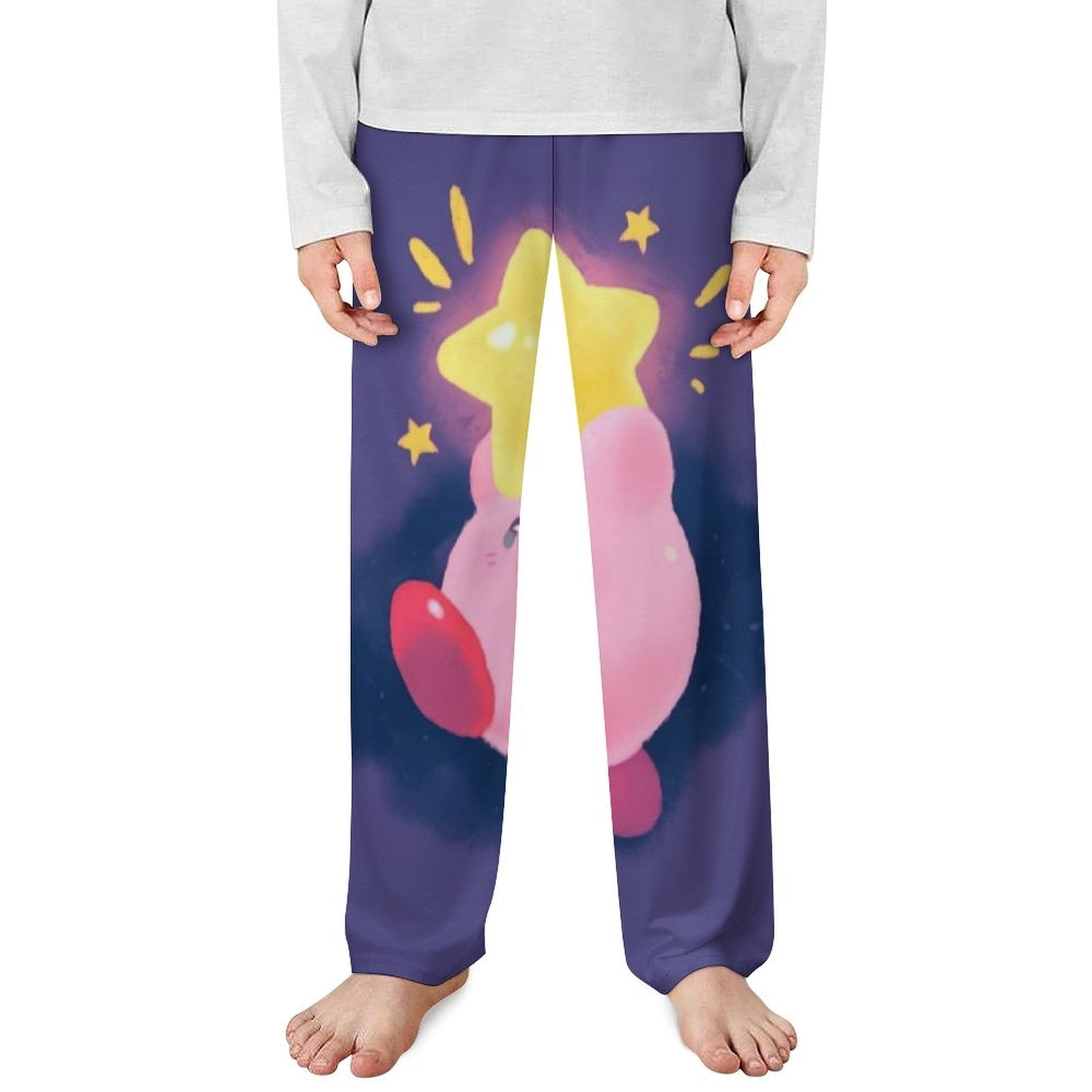 Kirby Pajama Pants for Gils Boys Kids Cute Sleep Bottoms Kirby Merch ...