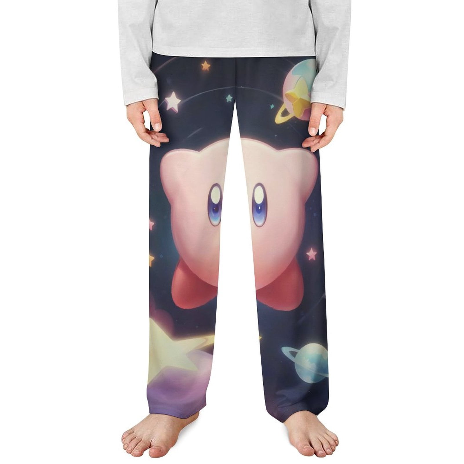 Kirby Pajama Pants for Gils Boys Kids Cute Sleep Bottoms Kirby Merch ...