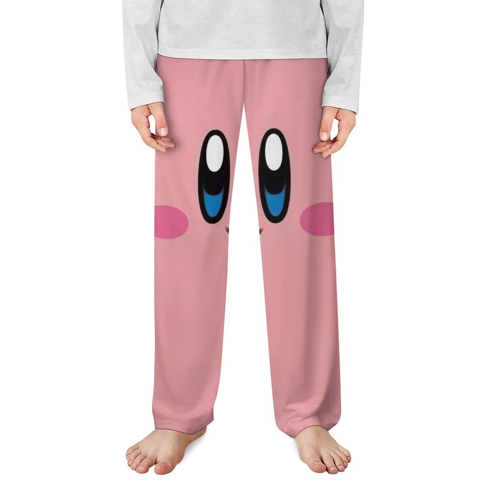 Kirby Pajama Pants for Gils Boys Kids Cute Sleep Bottoms Kirby Merch ...