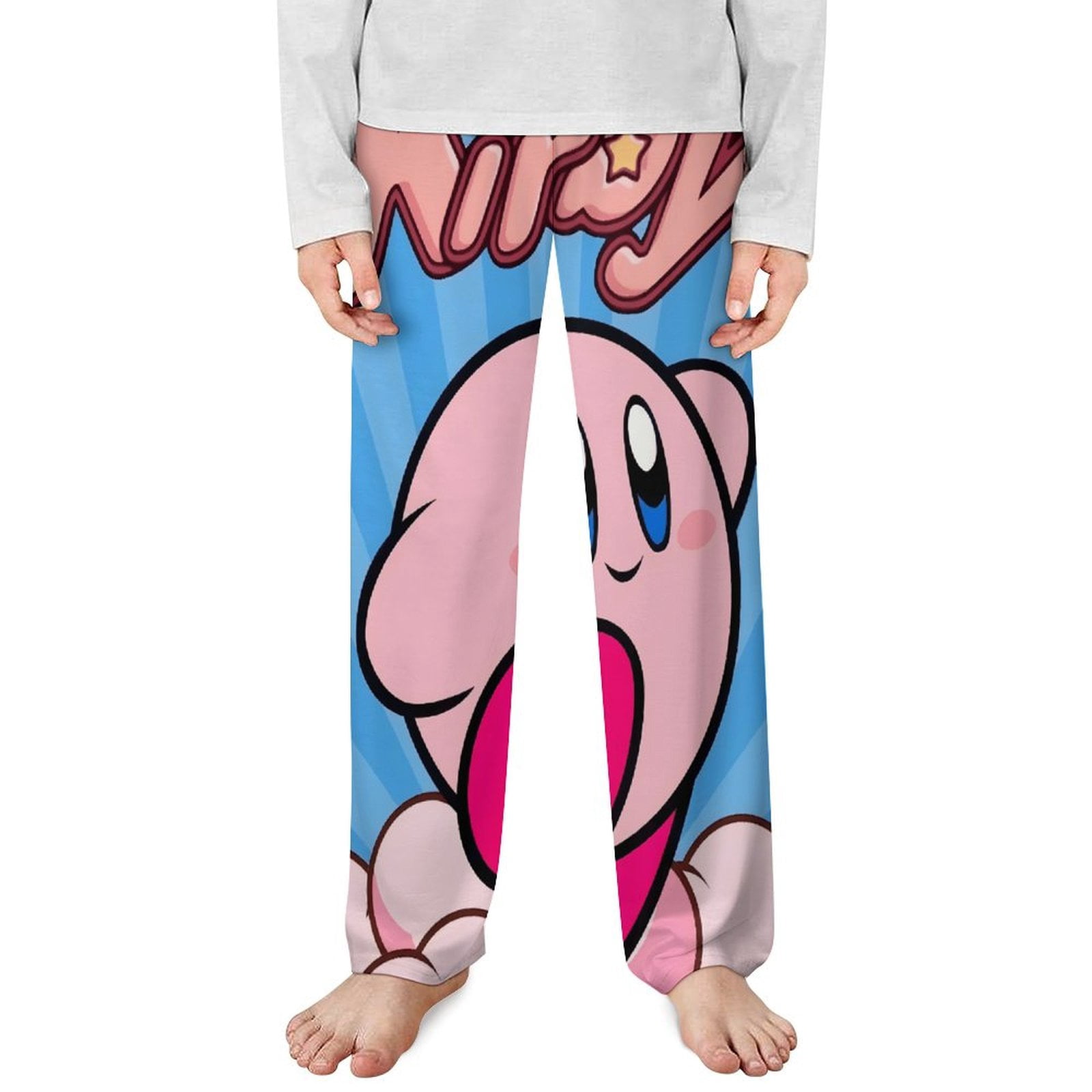 Kirby Pajama Pants for Gils Boys Kids Cute Sleep Bottoms Kirby Merch ...