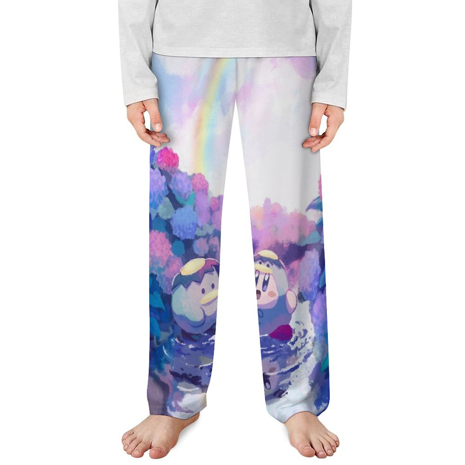 Kirby Pajama Pants for Gils Boys Kids Cute Sleep Bottoms Kirby Merch ...