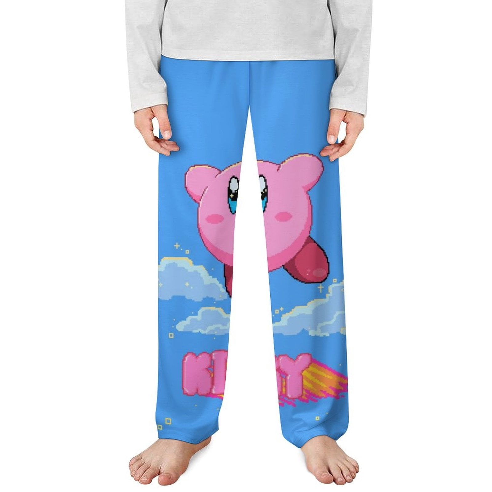 Kirby Pajama Pants for Gils Boys Kids Cute Sleep Bottoms Kirby Merch ...