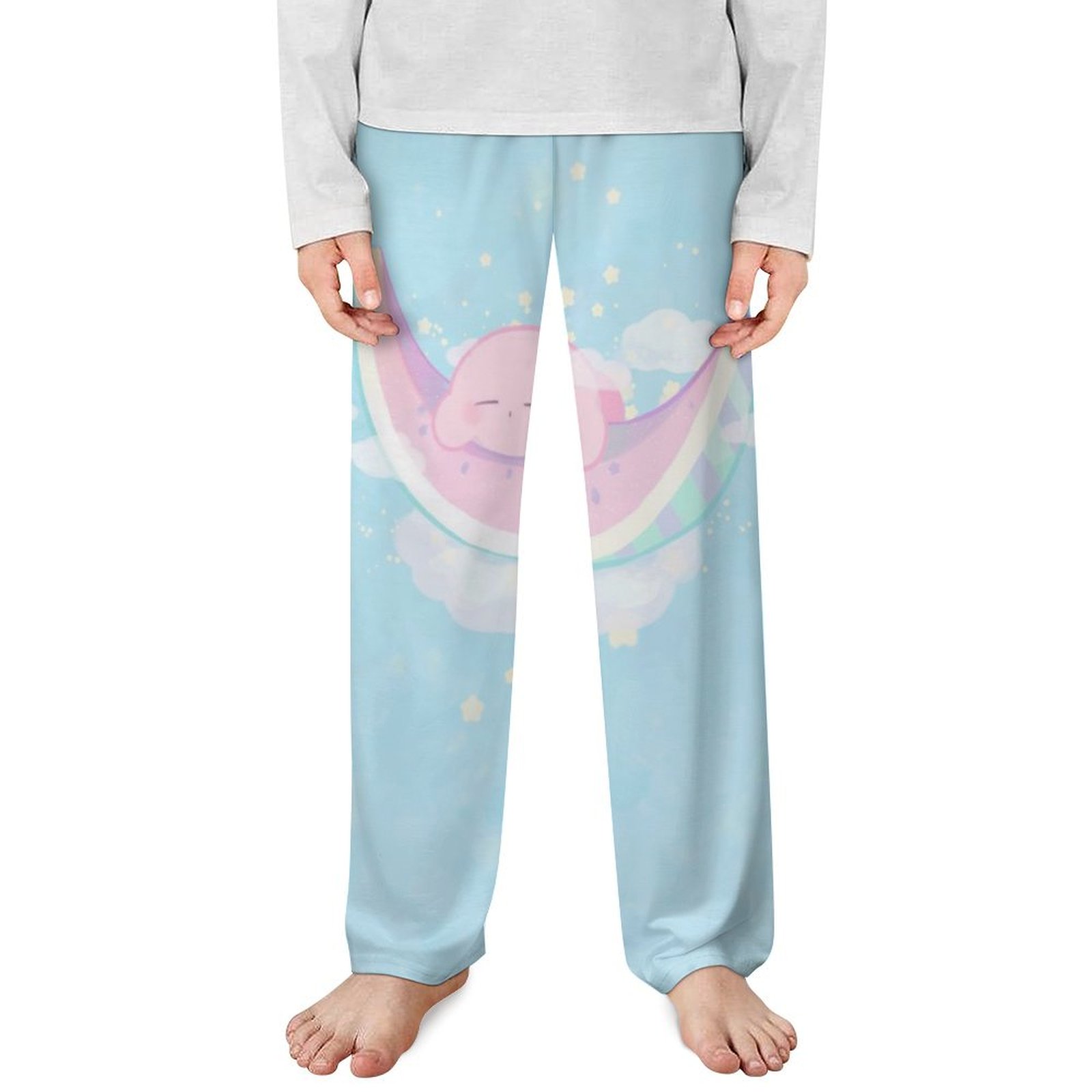 Kirby Pajama Pants for Gils Boys Kids Cute Sleep Bottoms Kirby Merch ...