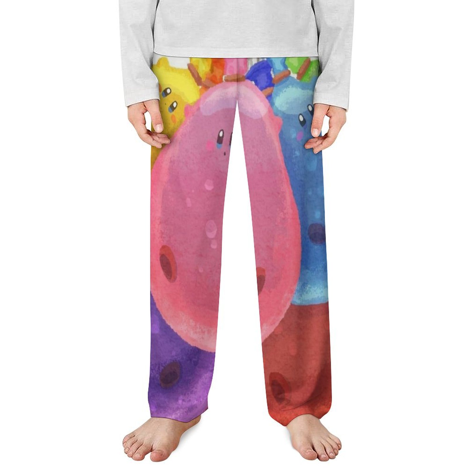 Kirby Pajama Pants for Gils Boys Kids Cute Sleep Bottoms Kirby Merch ...