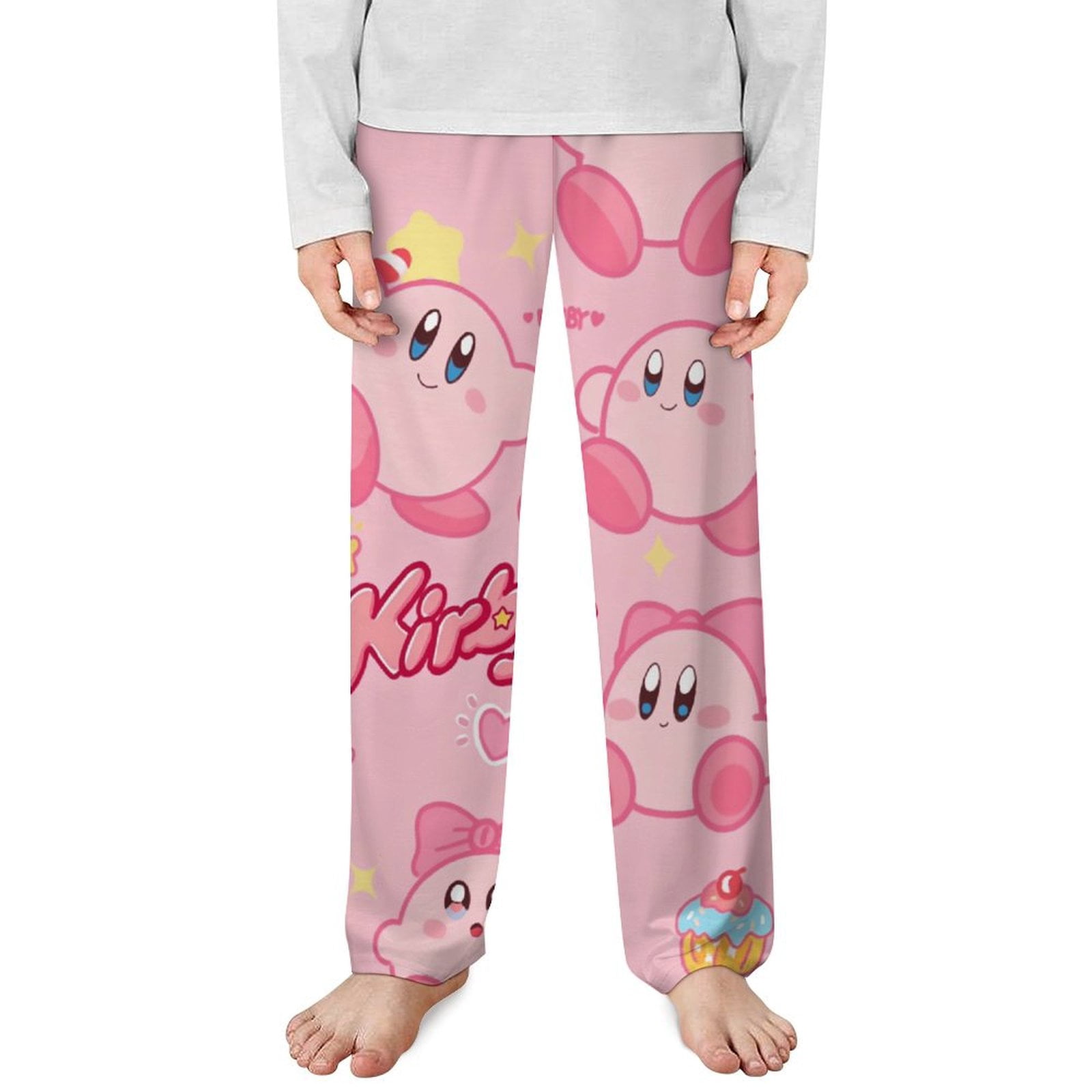 Kirby Pajama Pants for Gils Boys Kids Cute Sleep Bottoms Kirby Merch ...