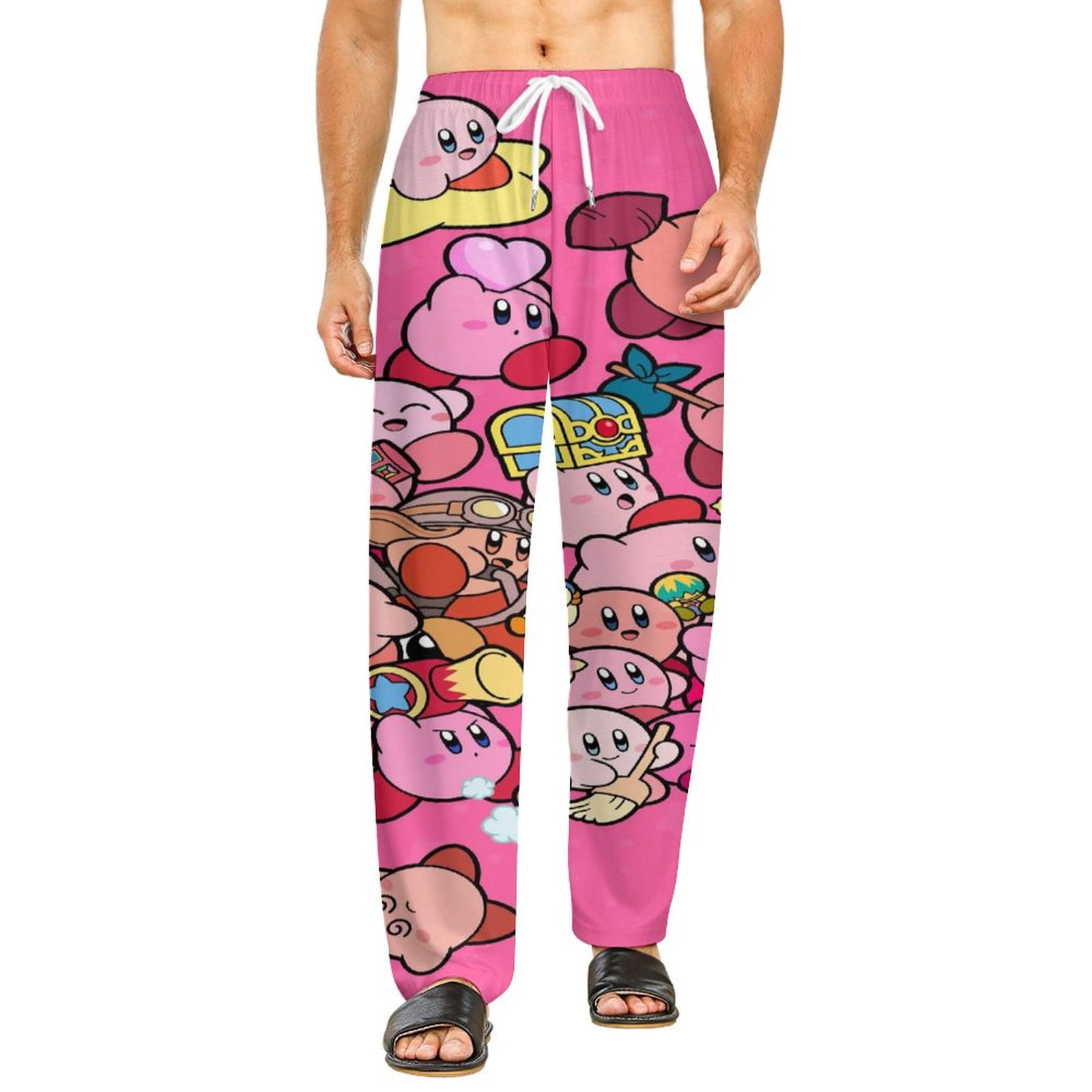 Kirby Pajama Pants for Men Women Funny All Over Print Adult Couple ...