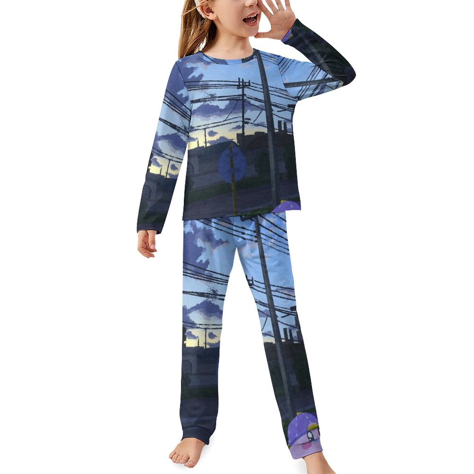 Kirby Pajamas Set for Gils Boys Kids Cute PJ Sets Kirby Merch - Walmart.com