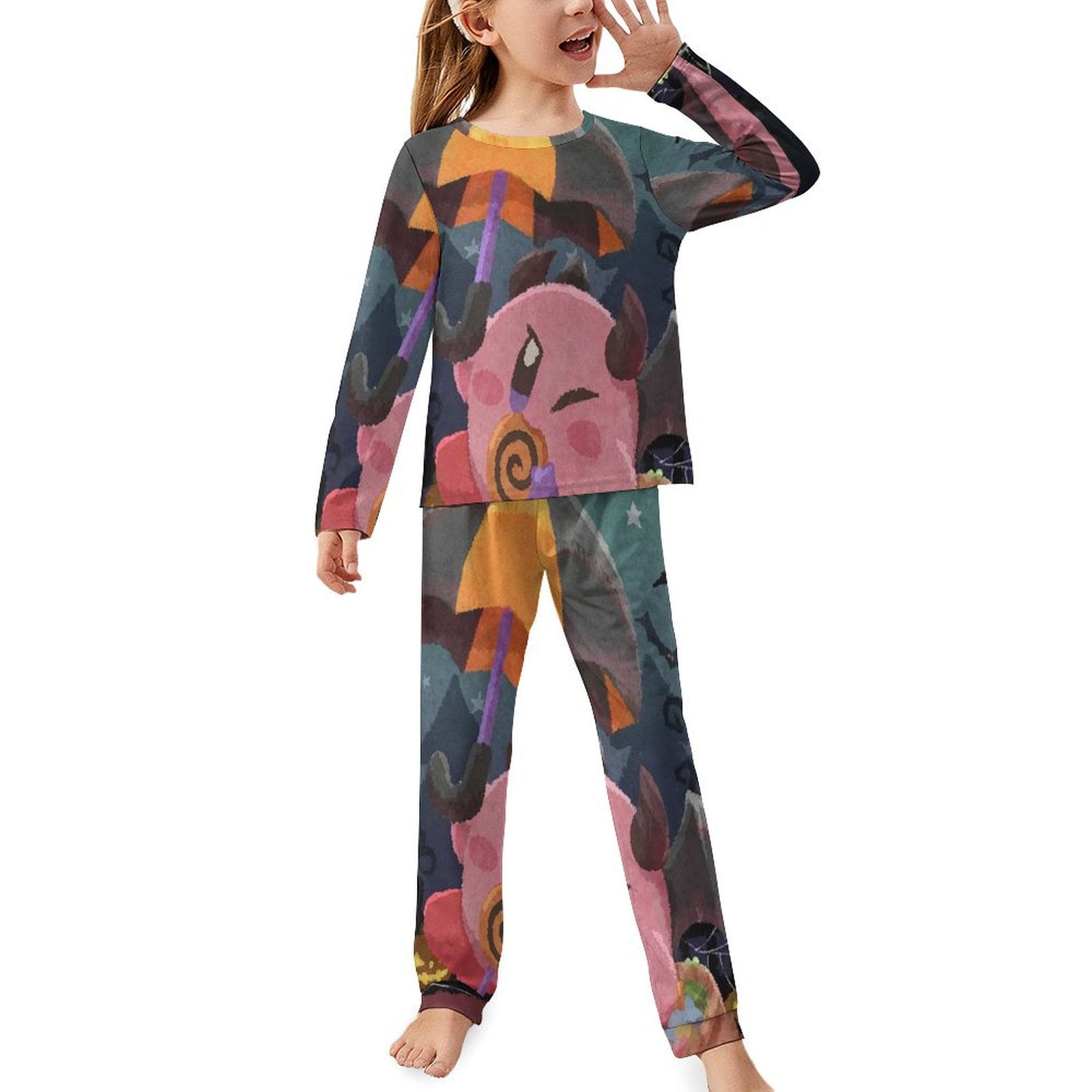 Kirby Pajamas Set for Gils Boys Kids Cute PJ Sets Kirby Merch - Walmart.com