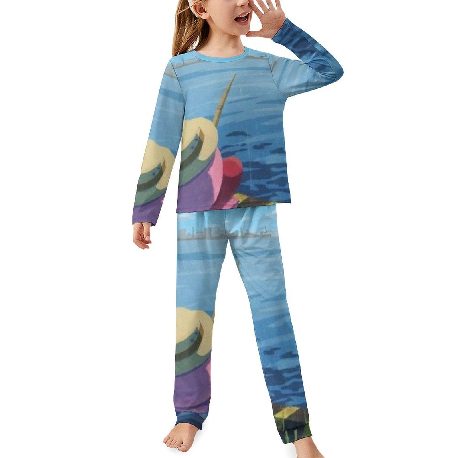 Kirby Pajamas Set for Gils Boys Kids Cute PJ Sets Kirby Merch - Walmart.com