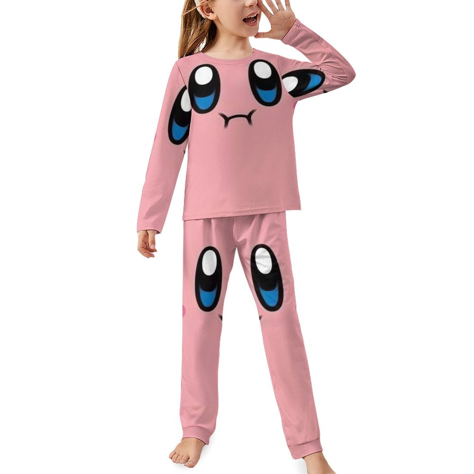 Kirby Pajamas Set for Gils Boys Kids Cute PJ Sets Kirby Merch - Walmart.com