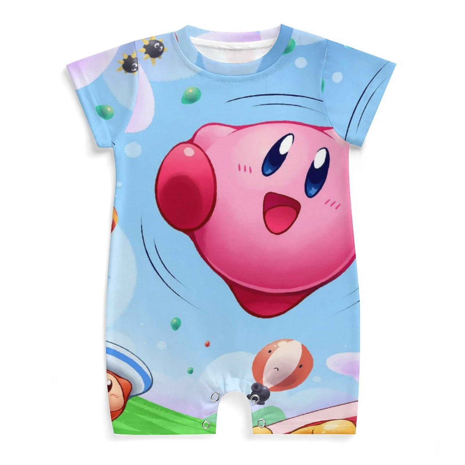 Kirby Poster Baby One-Piece Rompers Summer Short Sleeve Outfit Clothing ...