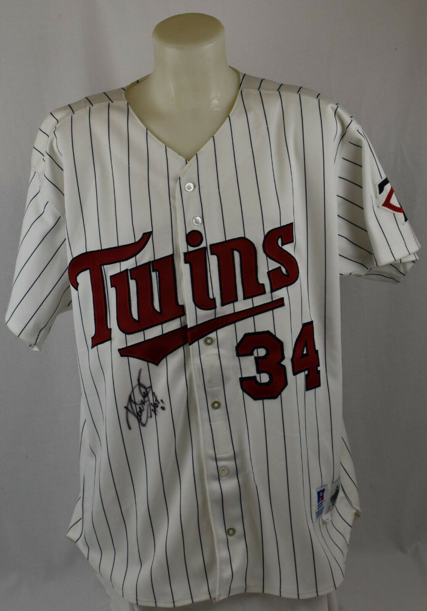 Kirby Puckett "HOF 2001" Signed Game Issued Minnesota Twins Jersey JSA COA RARE - Walmart.com
