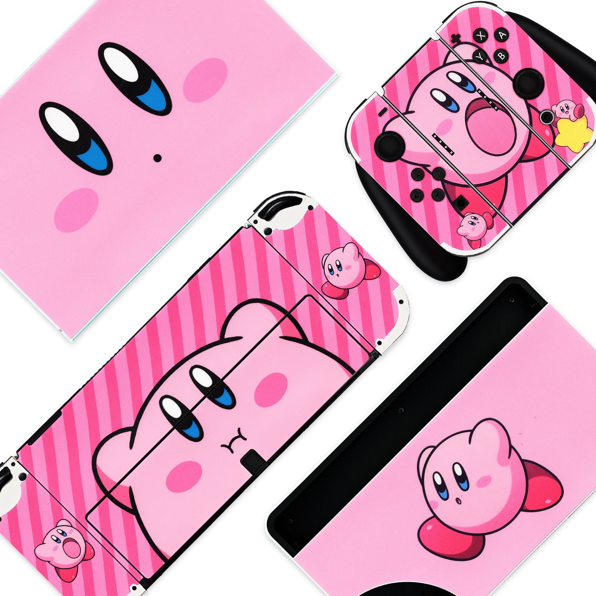 Kirby Skin | Pink Anime Nintendo Switch Lite OLED Wrap - Walmart.com