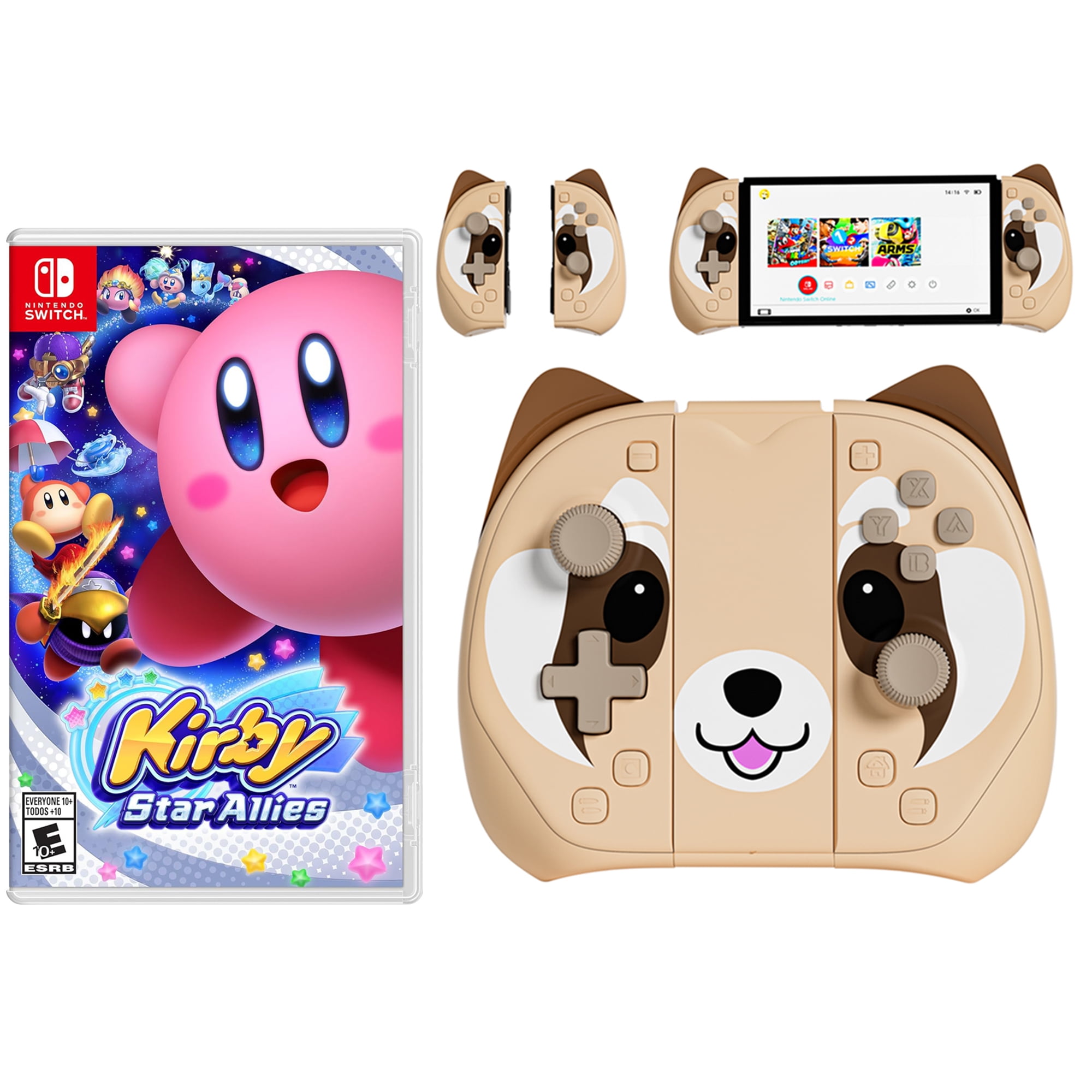 Kirby Star Allies Game Disc and Switch Joypad for Nintendo Switch ...