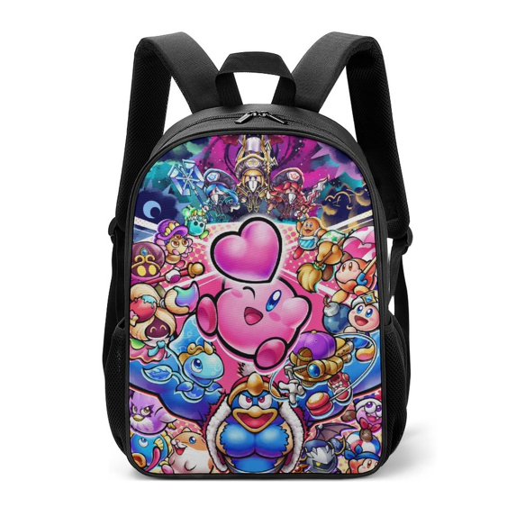 Kirby Star Allies Poster Backpack School Bag Multipurpose Daypack ...