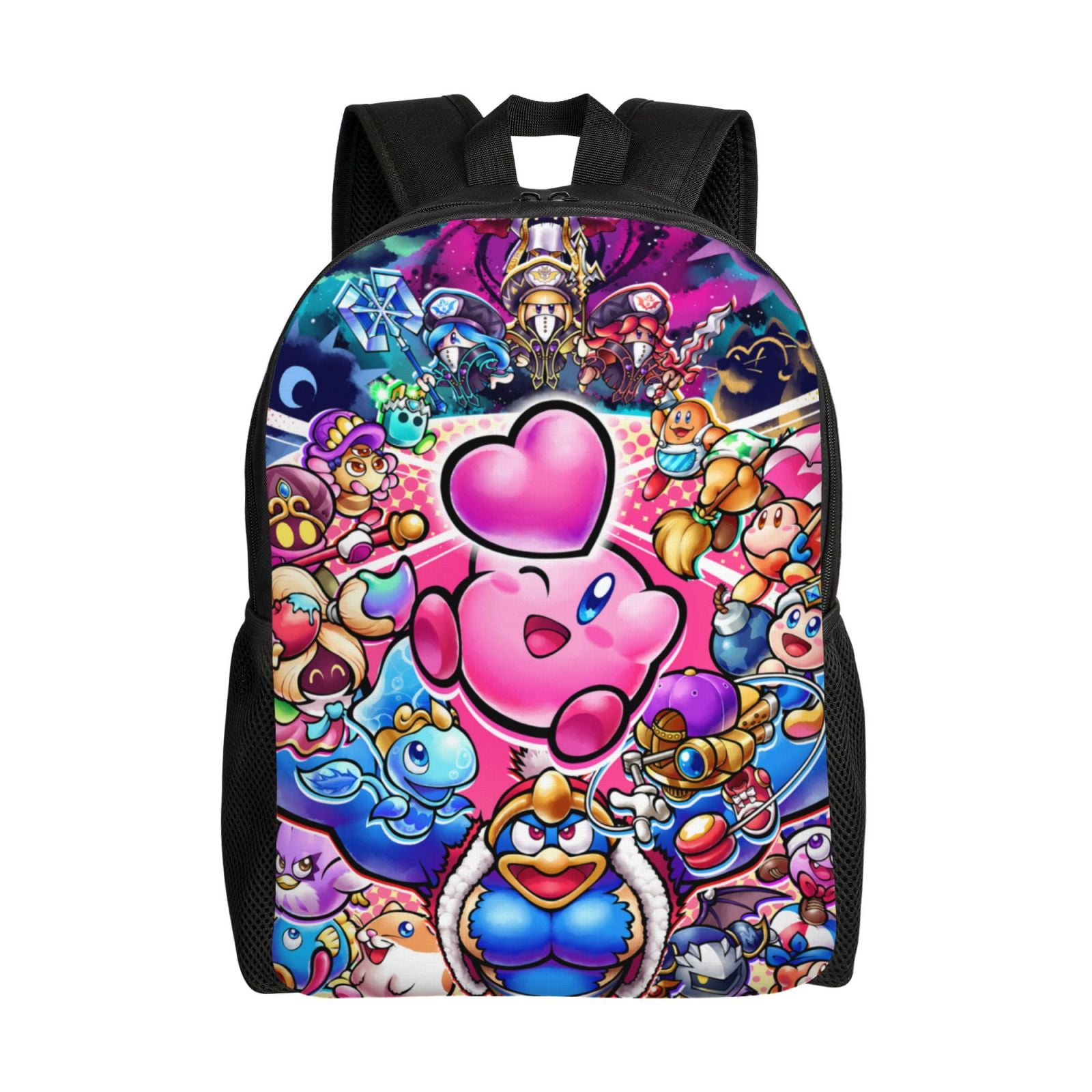 Kirby Star Allies Poster Laptop Backpack Lightweight Basic Unisex ...