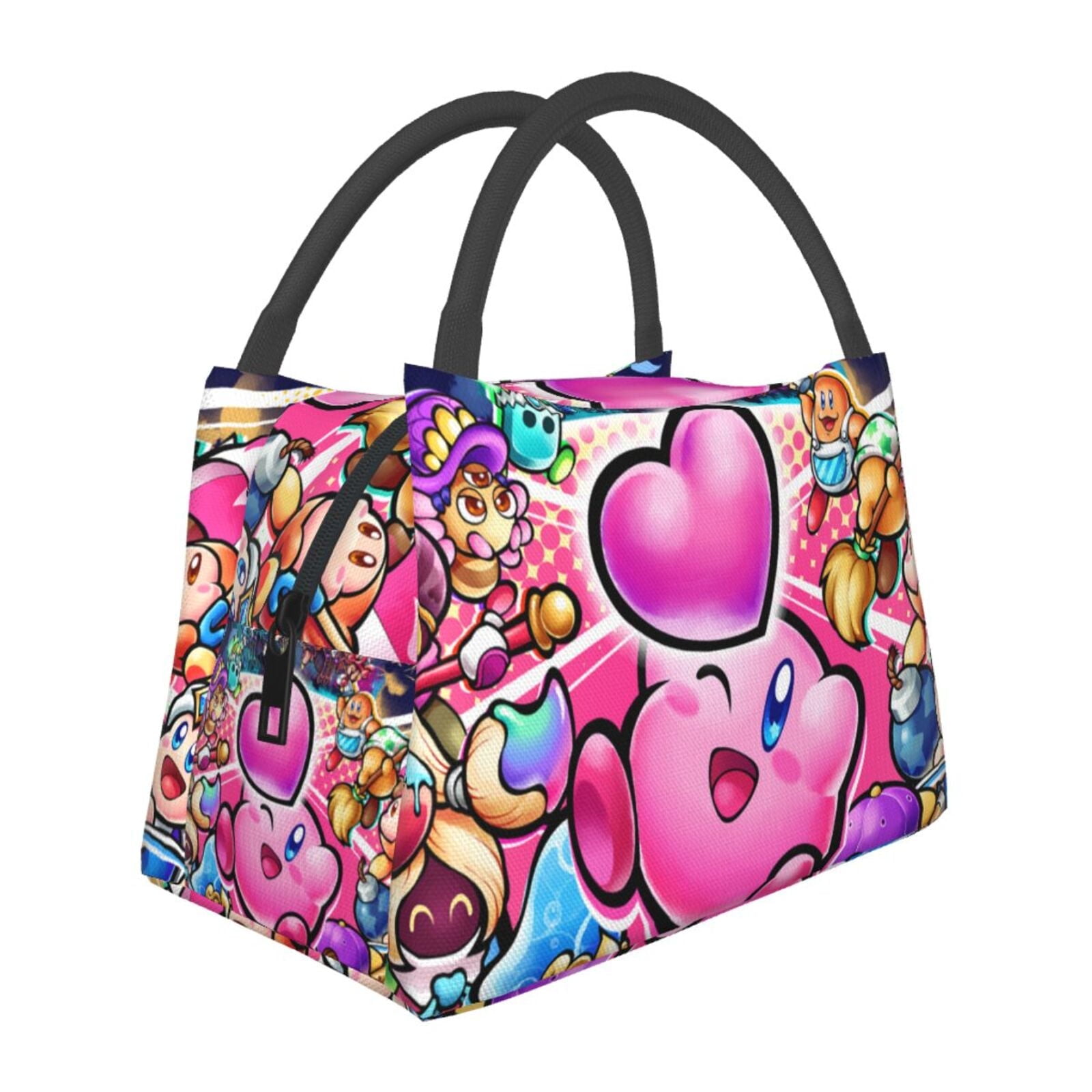 Kirby Star Allies Poster Portable Insulation Lunch Bags,Thermal Bento ...