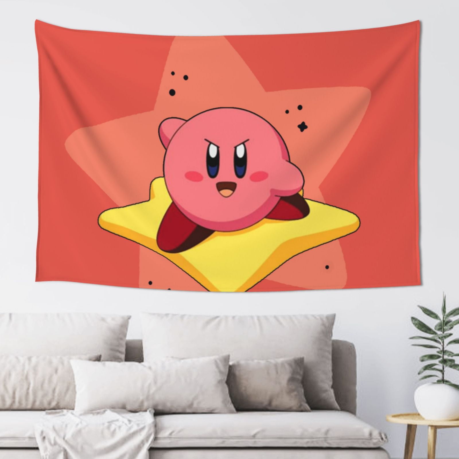 Kirby Tapestry Wall Hanging Home Decoration Wall Blanket Dormitory ...