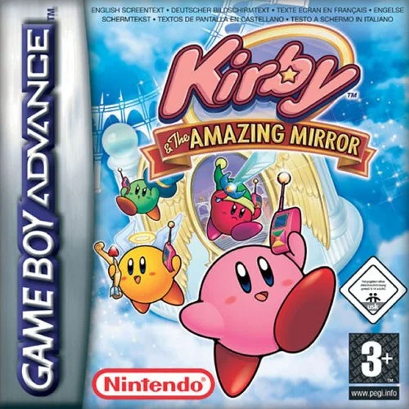 Kirby & The Amazing Mirror Game Boy Advance Game Cartridge for GBA ...