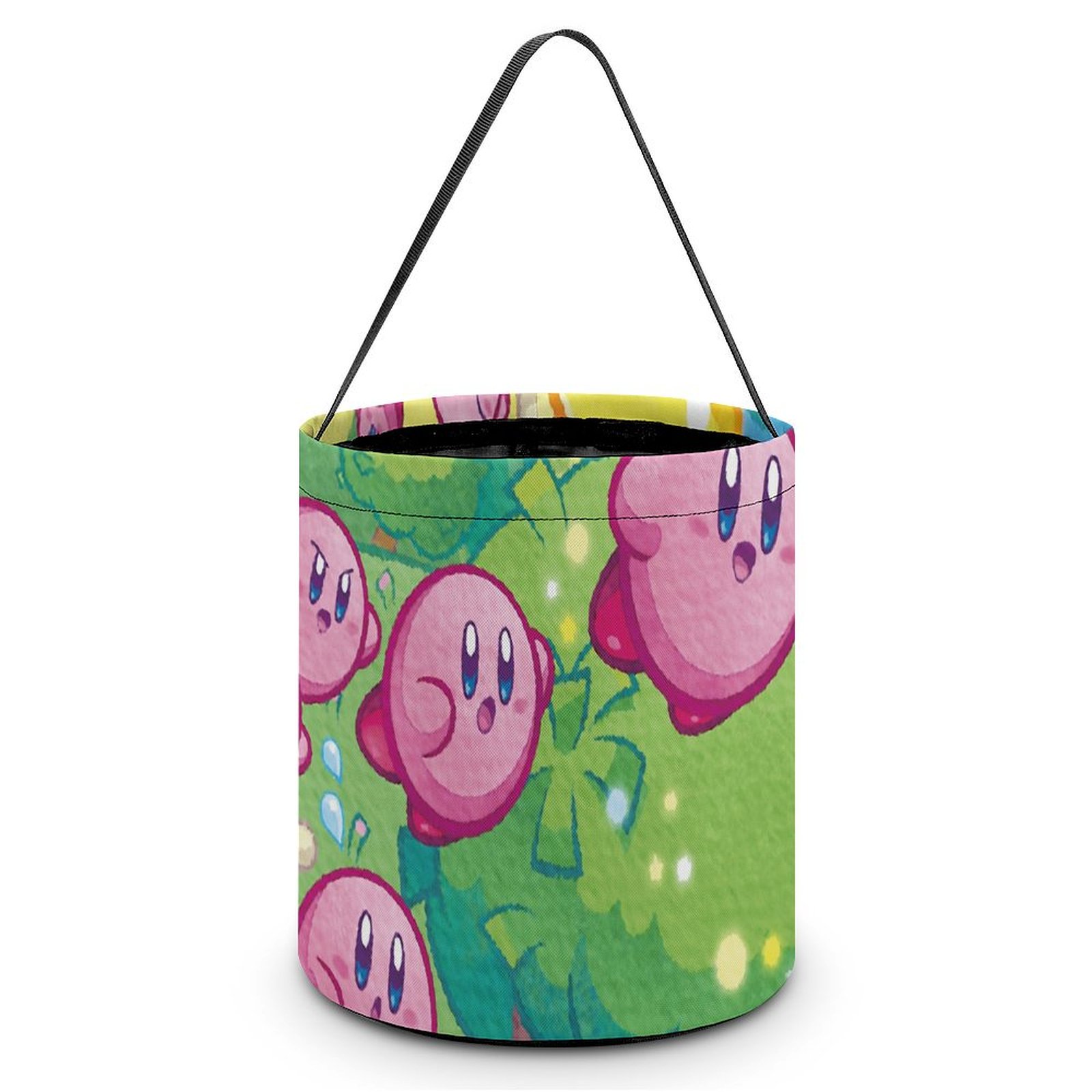 Kirby Tote Bag Halloween Tote Candy Bag Gift Bucket Kids Candy Bucket ...