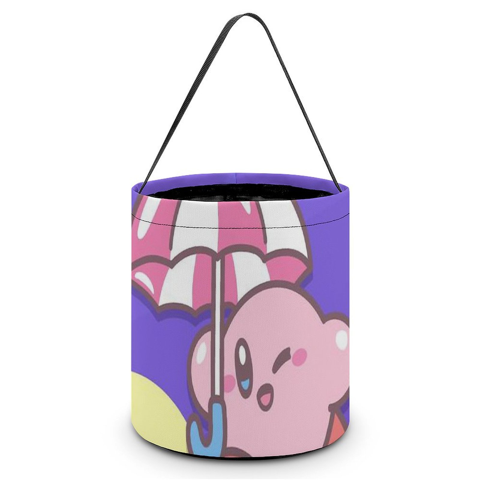 Kirby Tote Bag Halloween Tote Candy Bag Gift Bucket Kids Candy Bucket ...