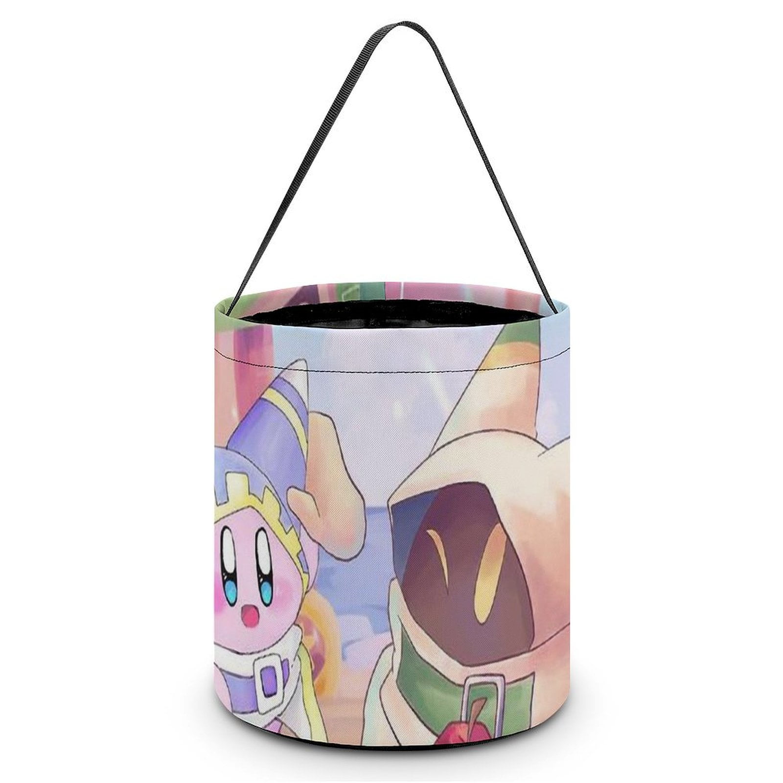Kirby Tote Bag Halloween Tote Candy Bag Gift Bucket Kids Candy Bucket ...
