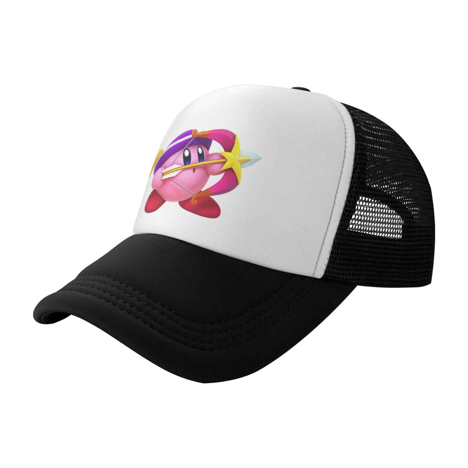 Kirby Trucker Hat Unisex Sports Baseball Cap Casual Adjustable Hip-Hop ...