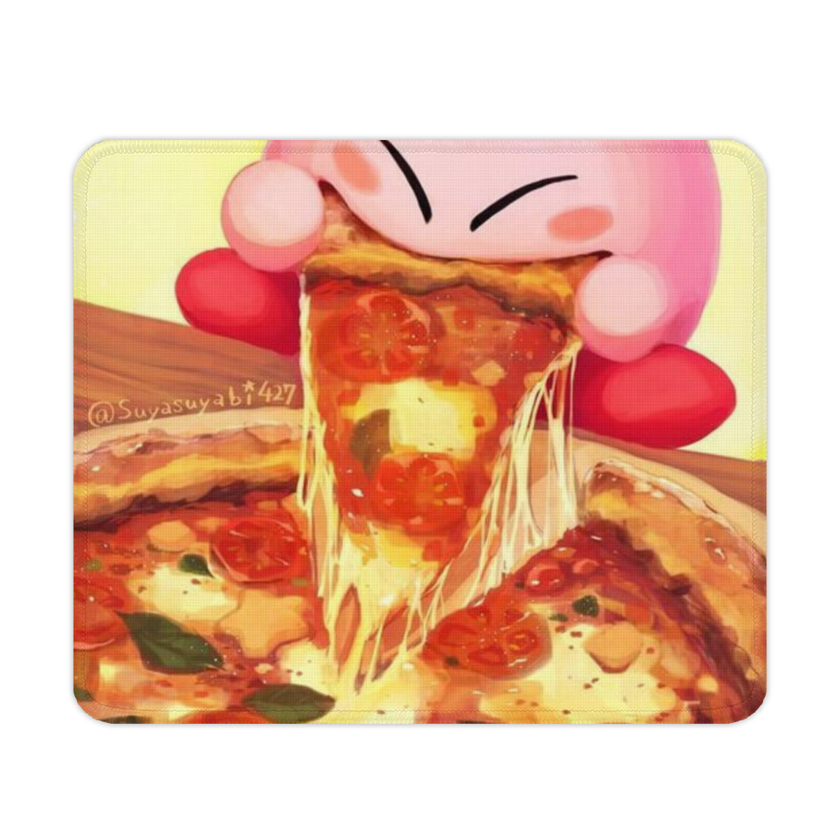 Kirby cute12*10in Genshin Impact Comfortable Mouse Pad Gaming Mouse Mat ...