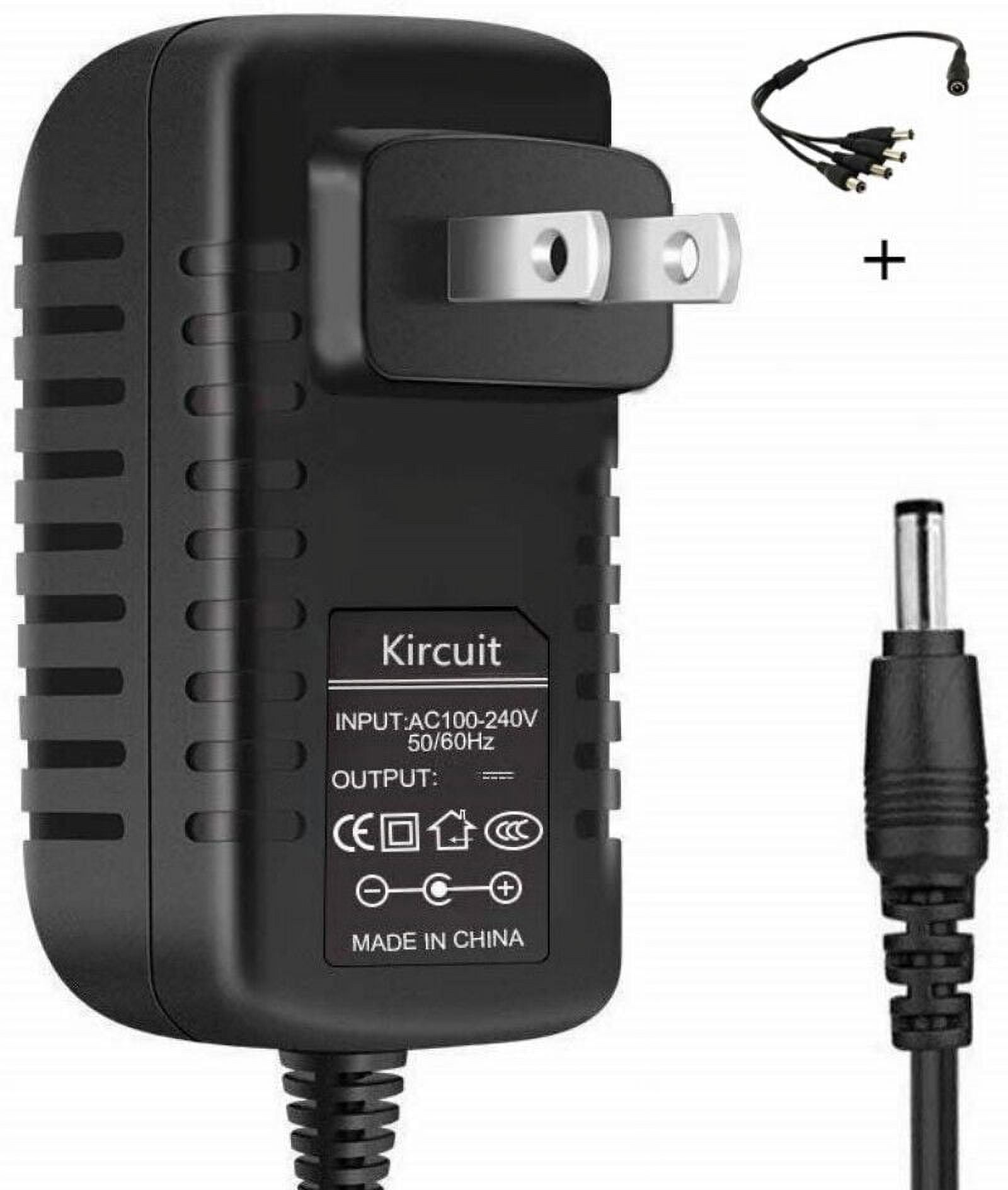 Kircuit to 4 Way Splitter Connector 12V AC/DC Adapter Replacement for ...