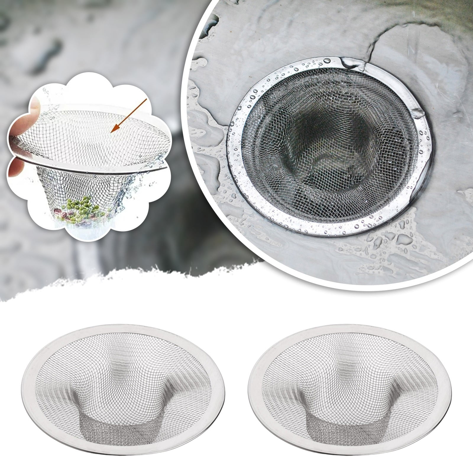 Kirisakiz kitchen drain cover drain hair trap drain filter for bathtubs ...