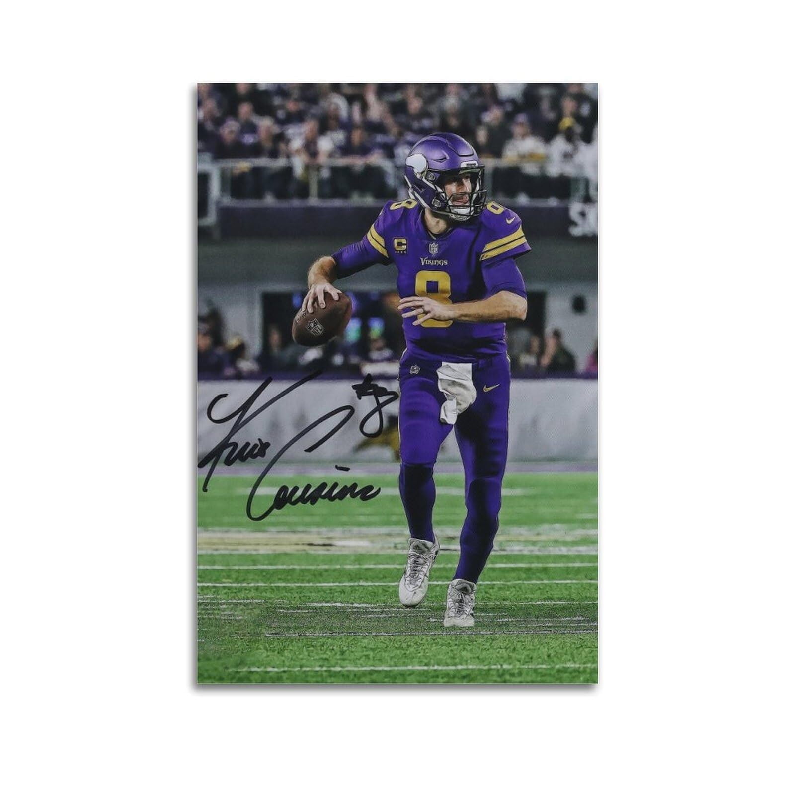 Kirk Cousins Canvas Poster Poster Album Cover Posters for Bedroom Wall ...