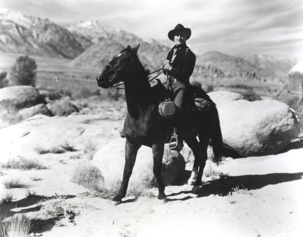 Kirk Douglas Ridding Horse in Cowboy Outfit Photo Print (8 x 10 ...
