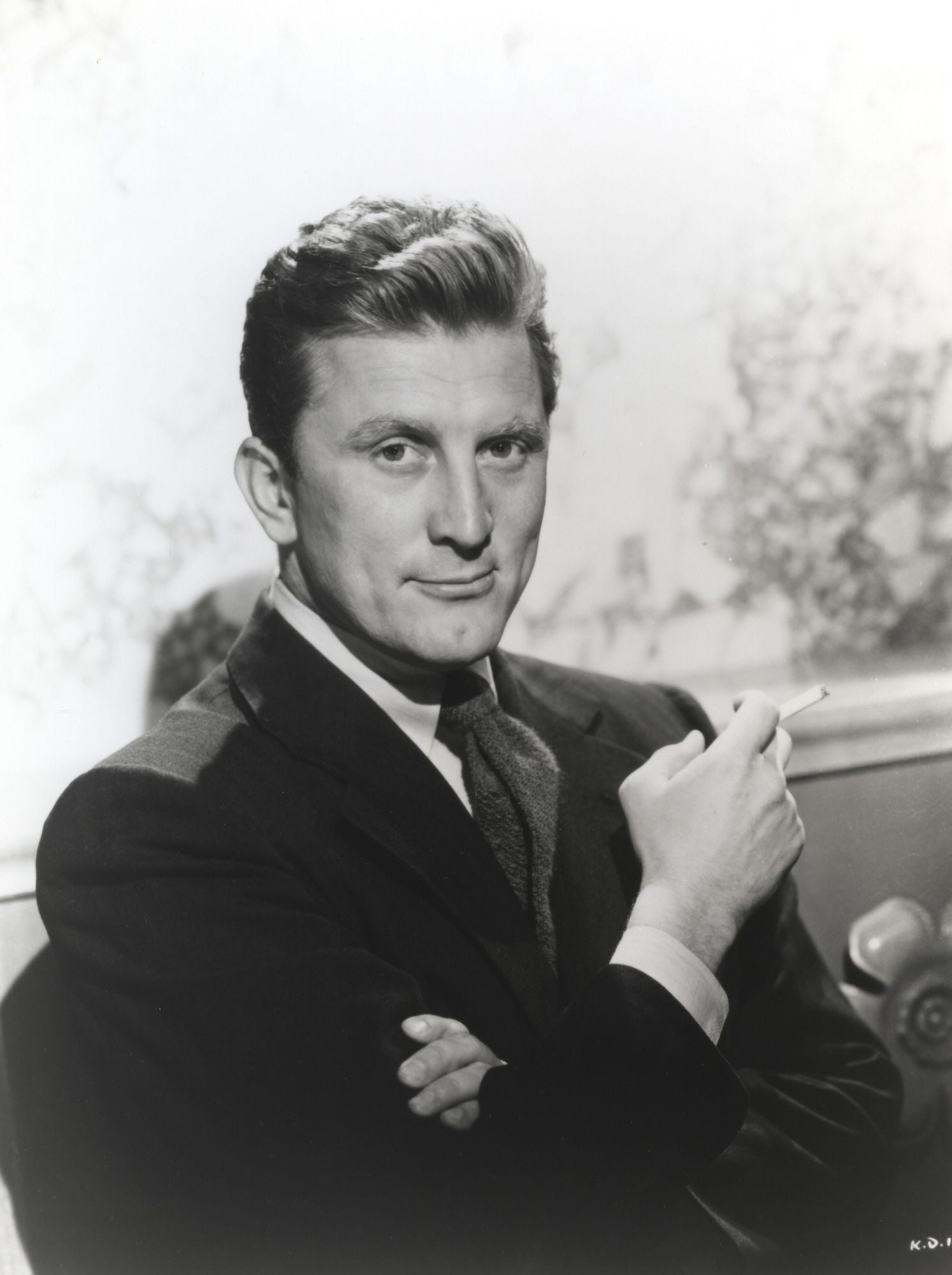 Kirk Douglas in Black Suit with Cigarette Portrait Photo Print (24 x 30 ...