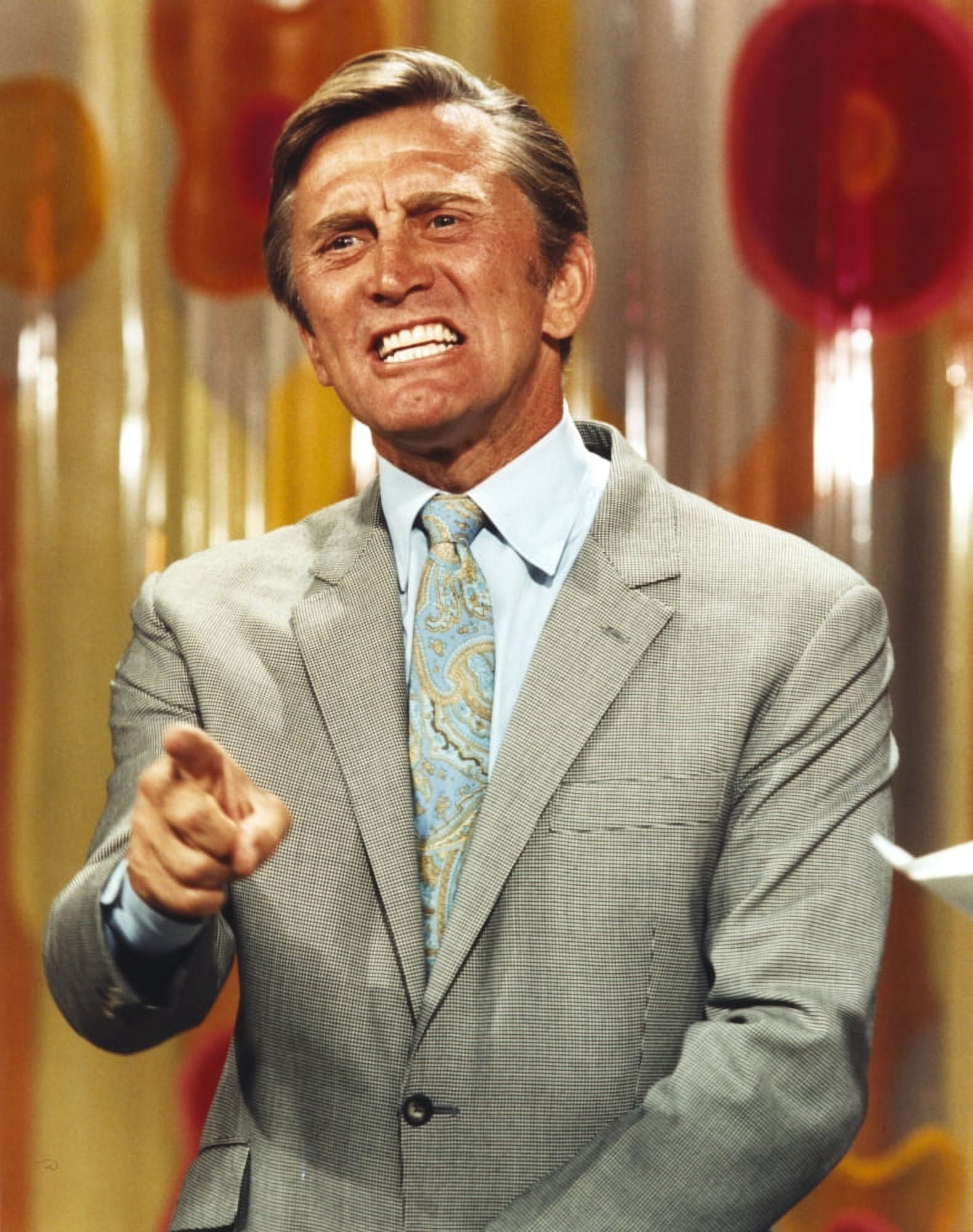 Kirk Douglas in Formal Suit Portrait Photo Print (24 x 30) - Walmart.com