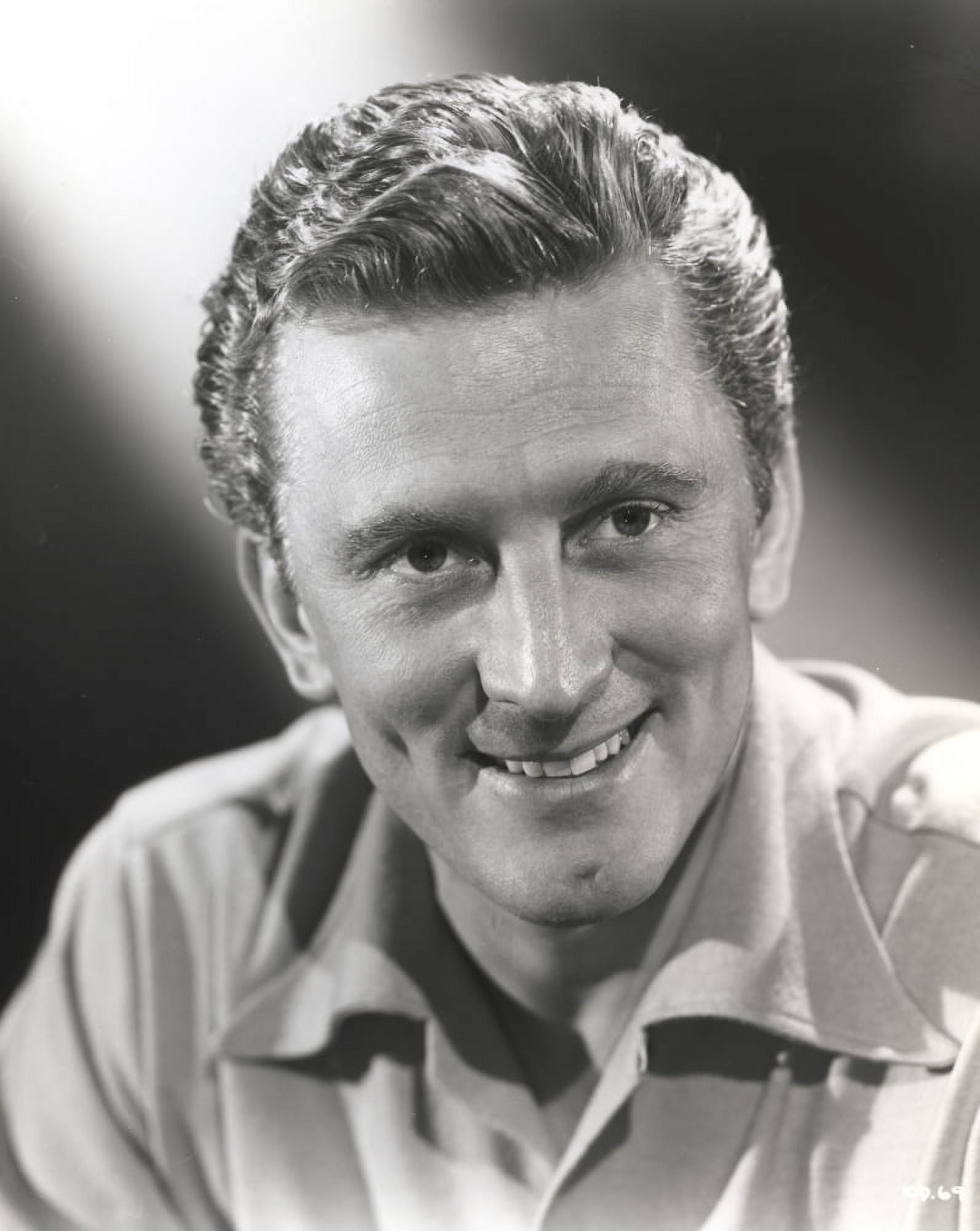 Kirk Douglas smiling Black and White Portrait Photo Print (24 x 30 ...