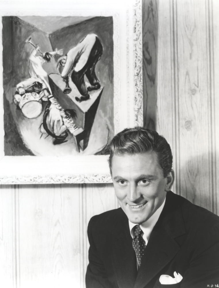 Kirk Douglas smiling Classic Portrait Photo Print (24 x 30) - Walmart.com