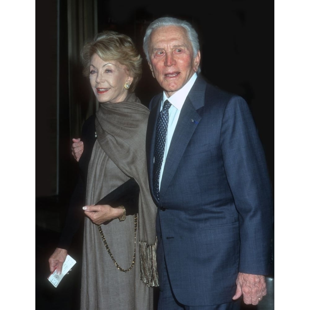 Kirk Douglas wife Anne 1992 Photo By Michael Ferguson Poster Print (8 x 10) - Walmart.com