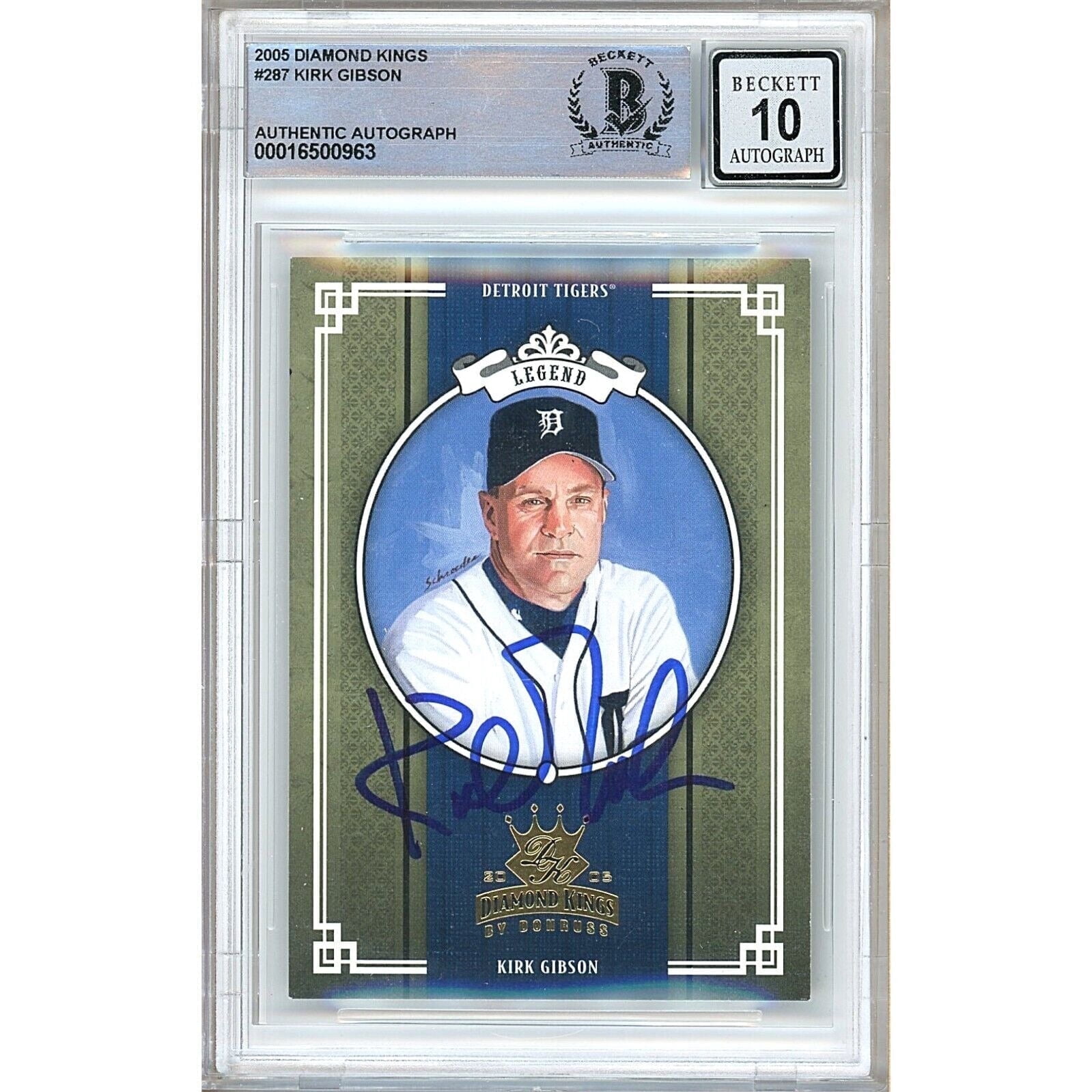 Kirk Gibson Autograph