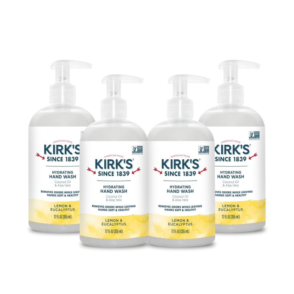 Kirk's Hydrating Hand Wash SBF3 - Made with Coconut Oil and Aloe Vera ...