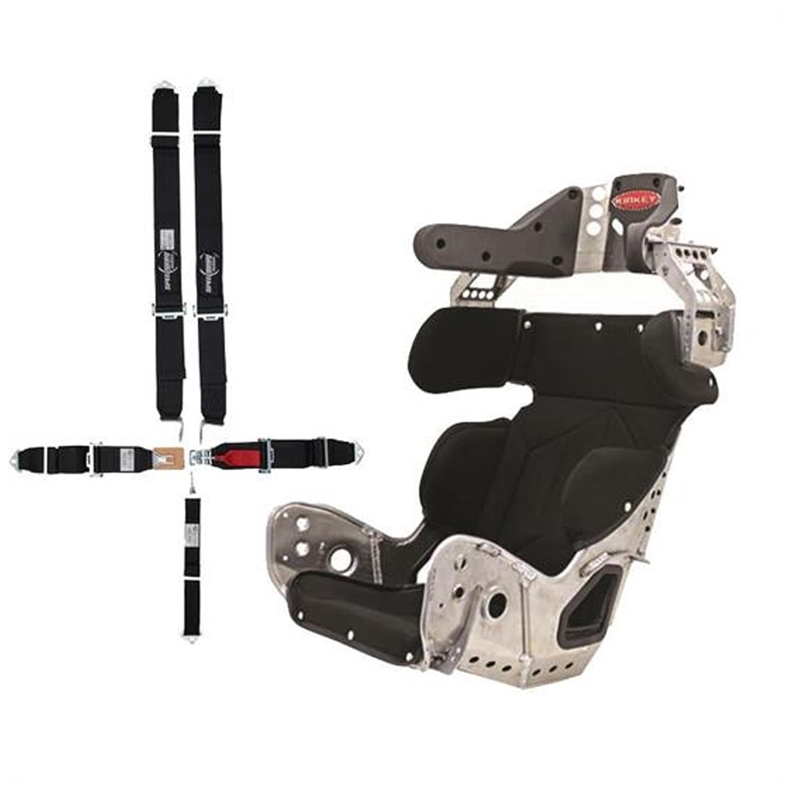 Kirkey 88185KIT Degree Racing Seat, 18.5" w/Black 5 Point Harness ...