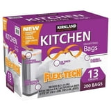 Kirkland Signature, Trash Bags, 13 Gallon, 200 Ct, Multicolor - Walmart.com