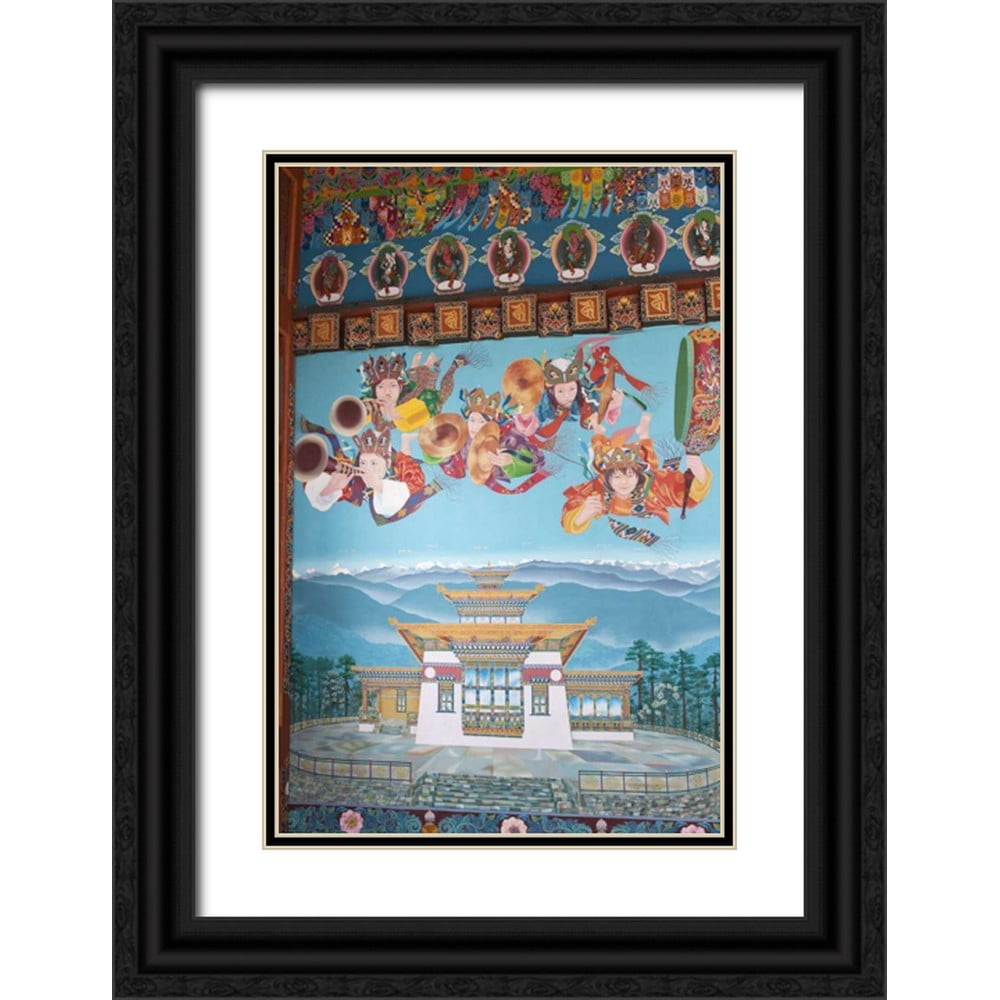 Kirkland, Dennis 11x14 Black Ornate Wood Framed with Double Matting ...