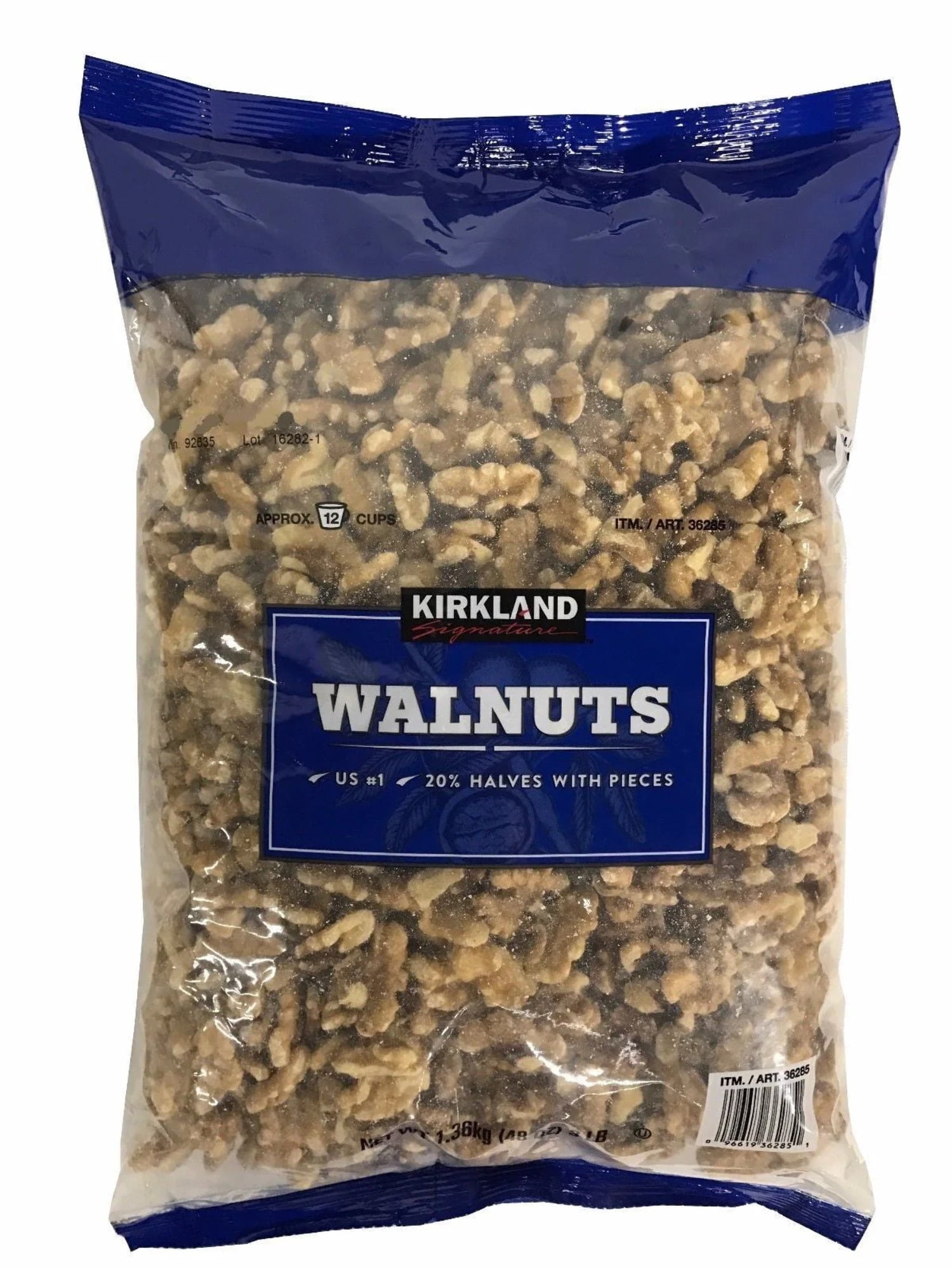 Kirkland Signature, Walnuts, 3 Pounds, Extra Fancy Signature - Walmart.com