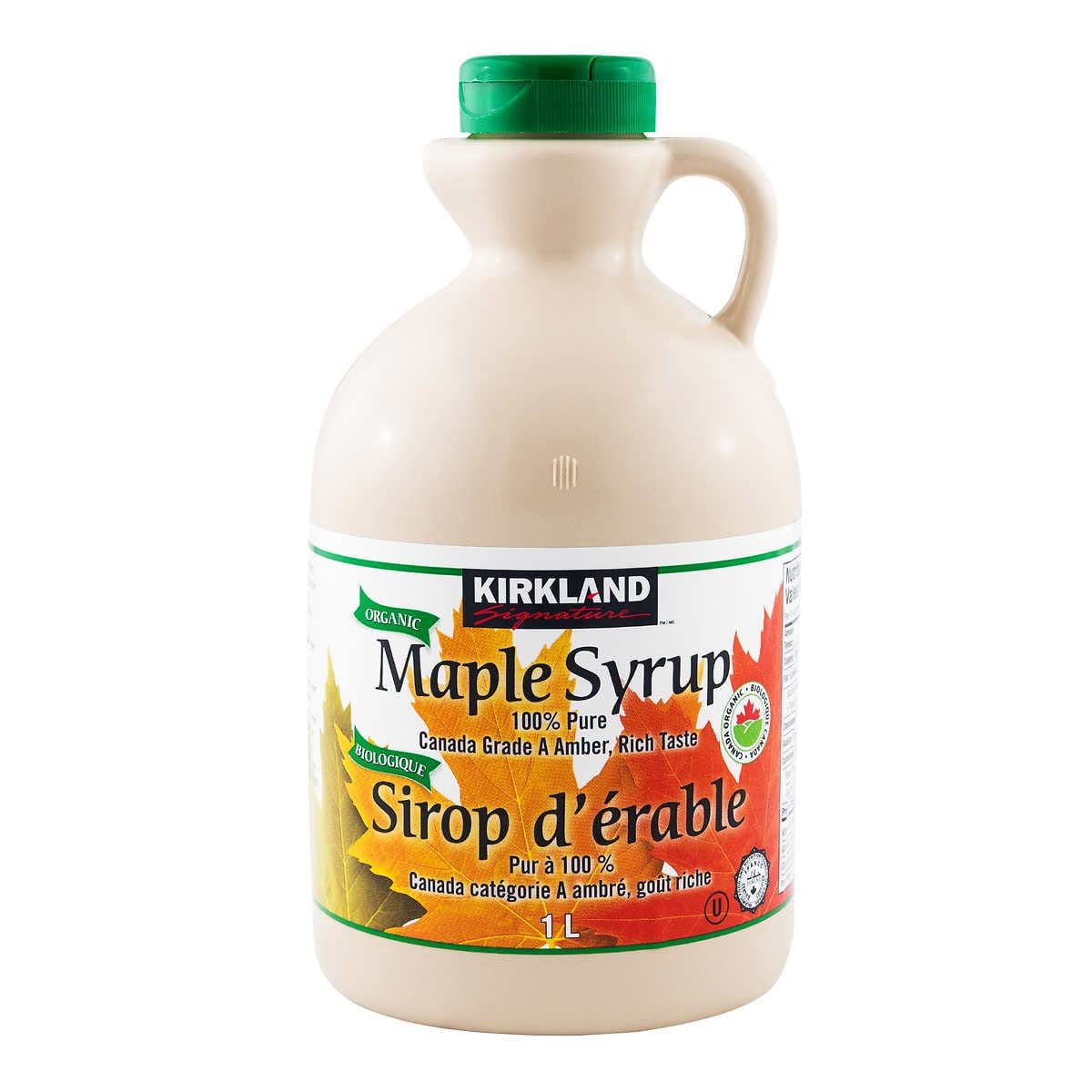 Kirkland Signature 100% Maple Syrup, Dark Amber, 33.8 fl. oz. - Walmart.com