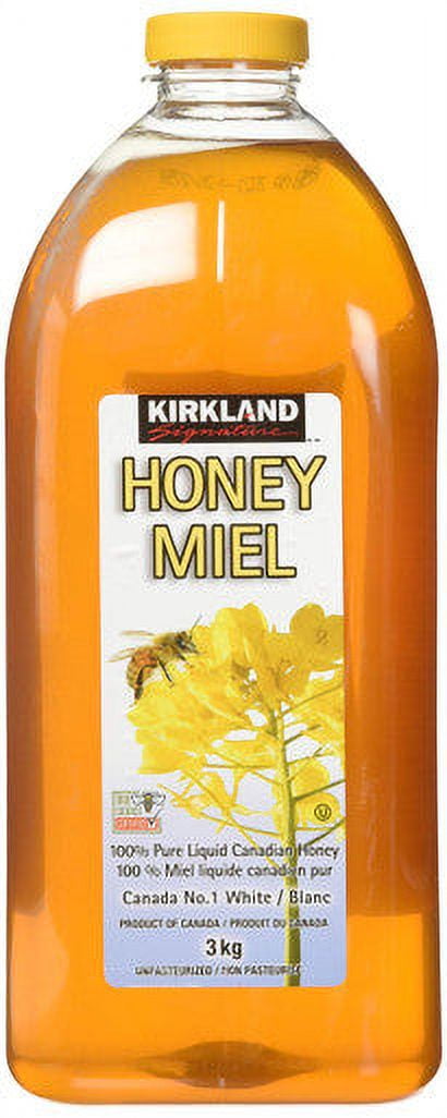 Kirkland Signature 100% Pure Liquid Honey - 3kg (6.6lb) | Natural & Raw ...