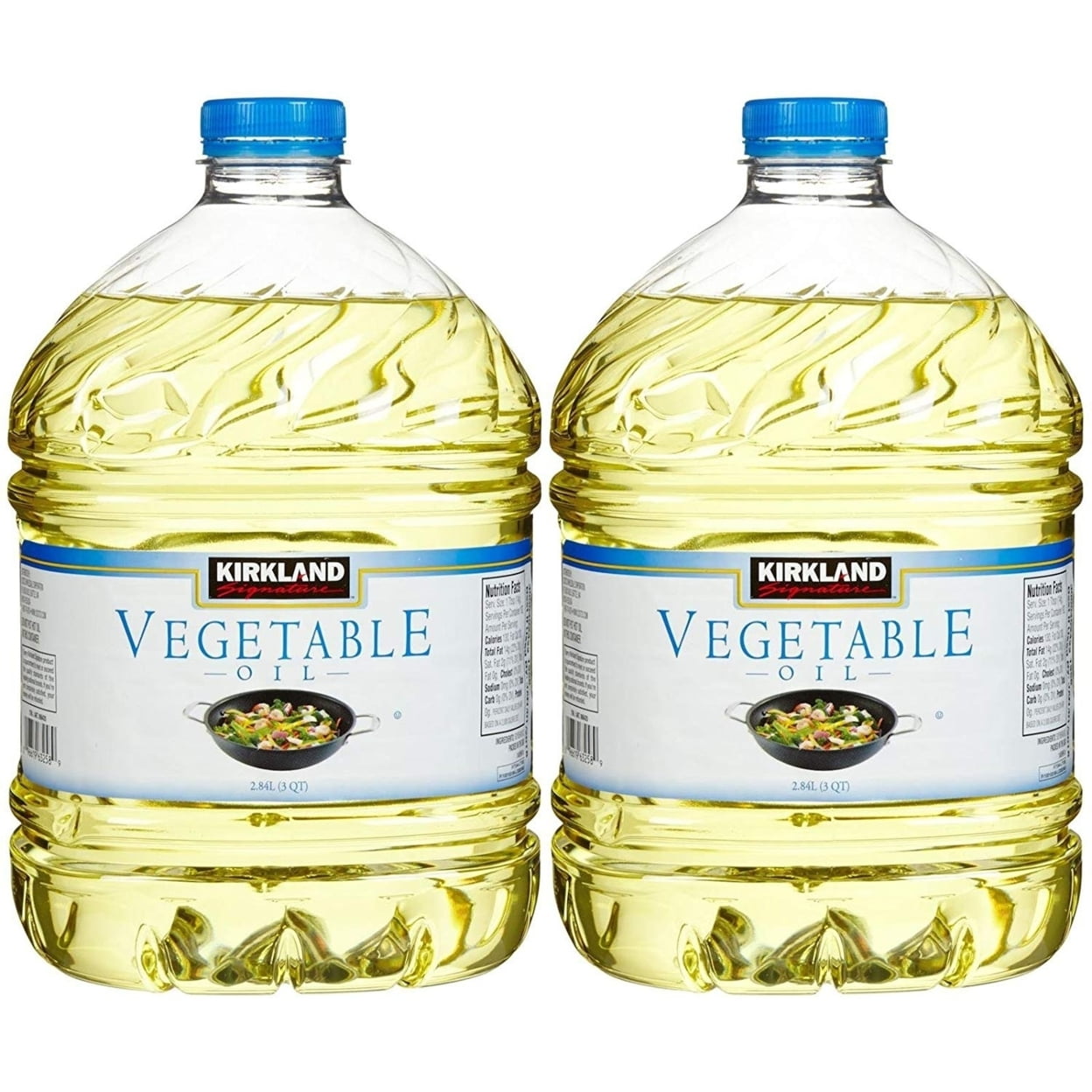 Kirkland Signature 100% Pure Vegetable Oil 3 qt.- 2 Count - Walmart ...