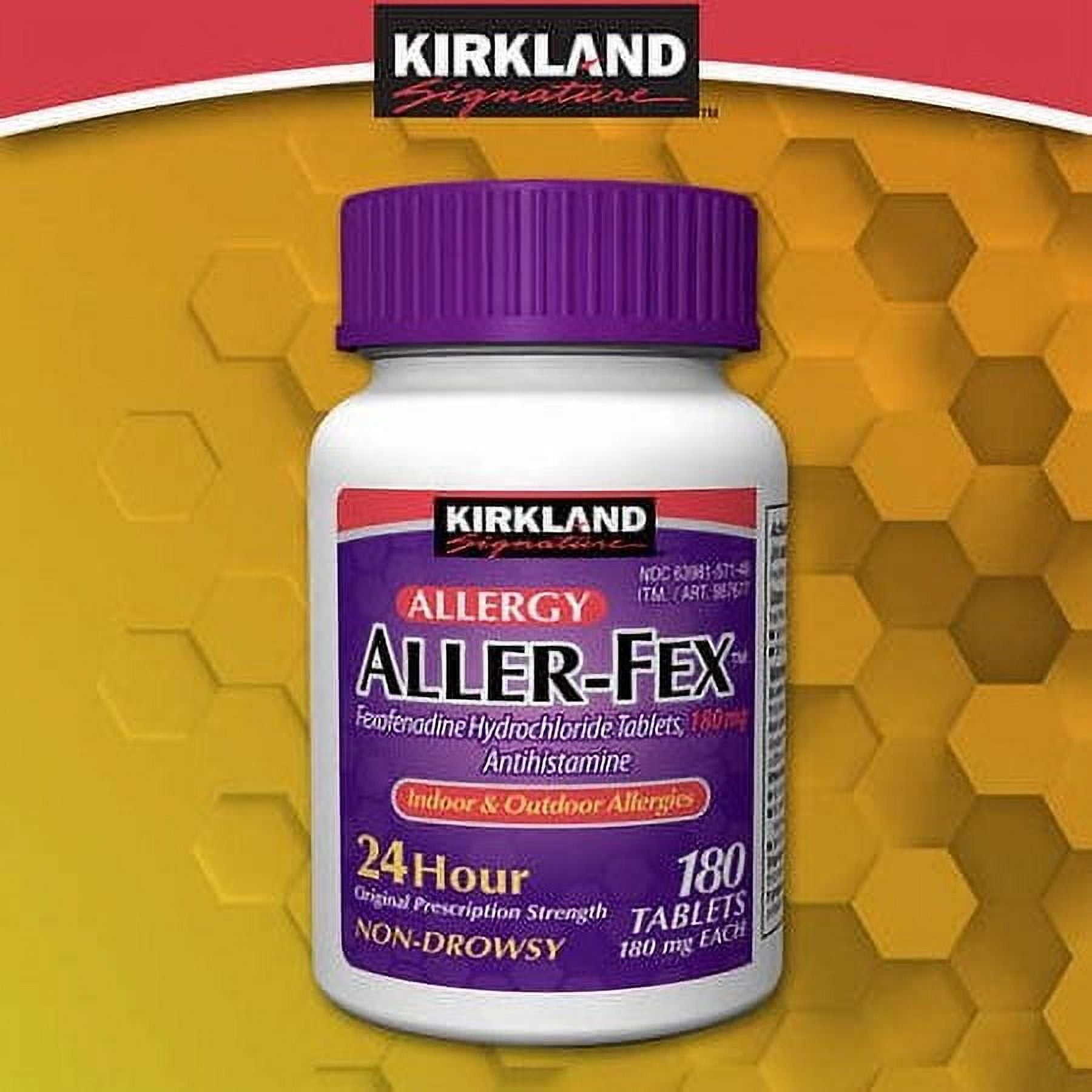 Kirkland Signature Aller-Fex 180 mg., 180 Tablets - Walmart Business ...