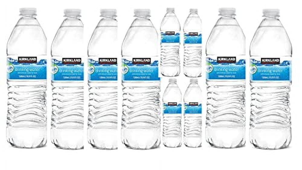 Kirkland Signature Bottled Water, 16.9 fl oz, 10 pack, Without Sodium ...