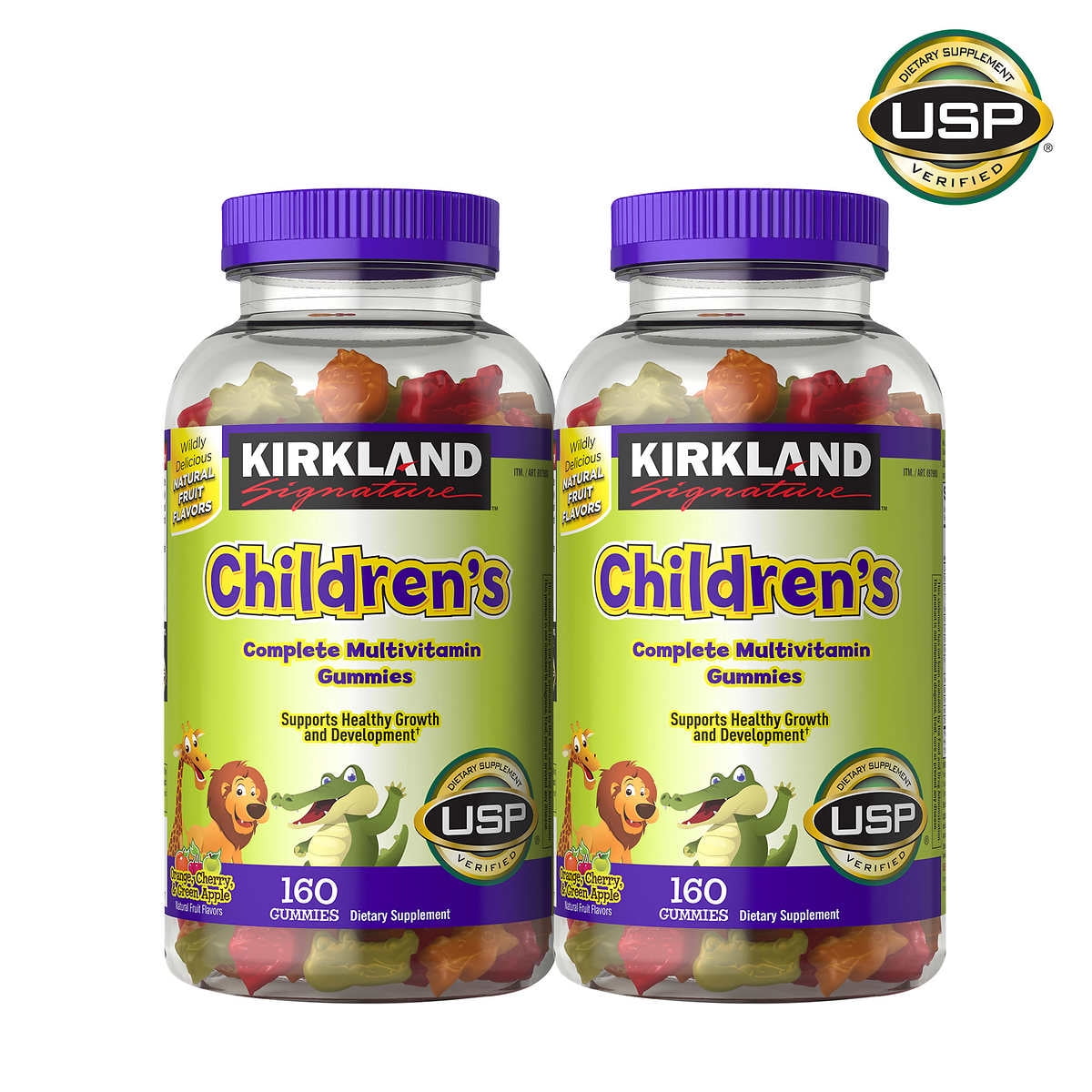 Kirkland Signature Kids Vitamin Supplements, Healthy Kiddie ...
